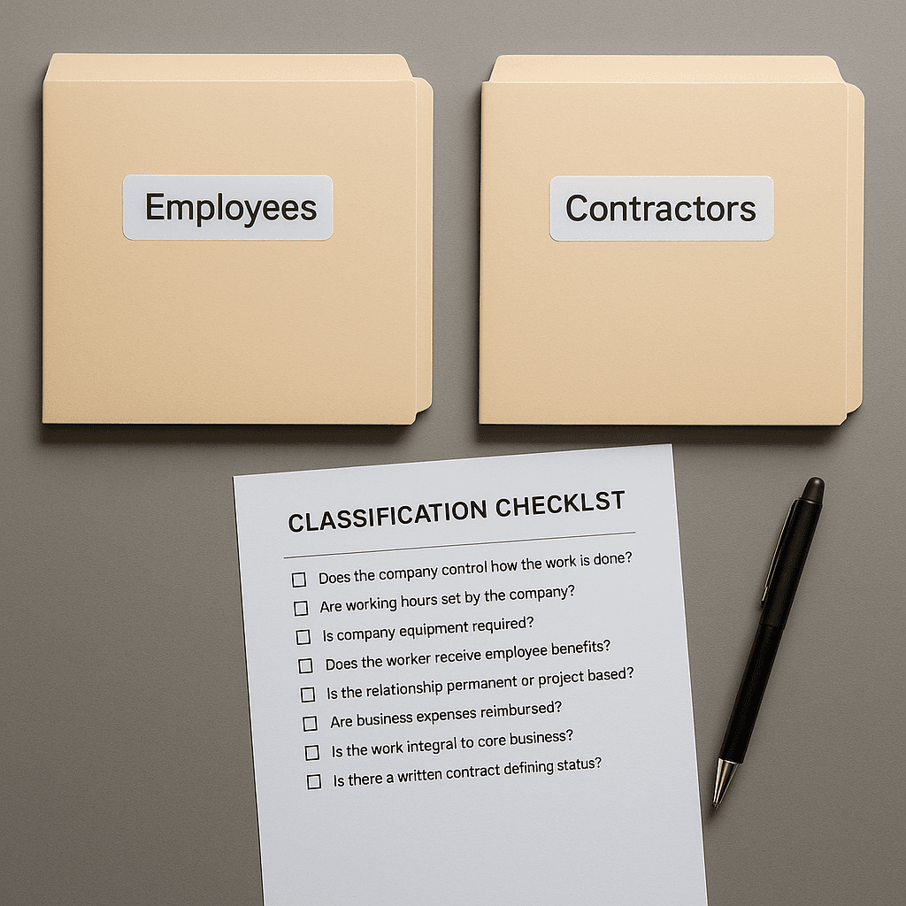 Employee vs. Independent Contractor: Avoid Misclassification