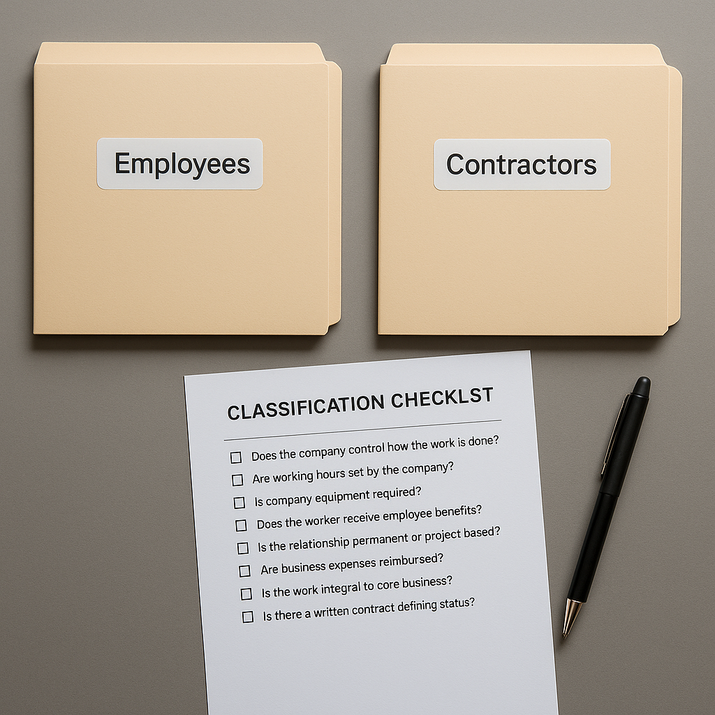 Employee vs. Independent Contractor: Avoid Misclassification Under the ...
